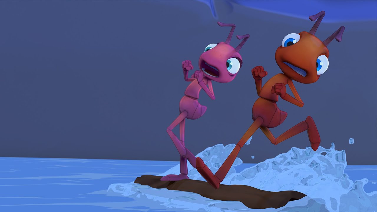 Antiks मुंबई की बाढ़ भरी सड़कों में फंस गए बच्चों के कार्टून | बच्चों ...