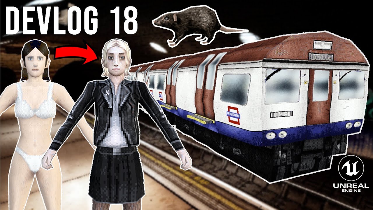 Ue4 Ps1 Style Game Devlog 18 Character Creation And Environment 0163