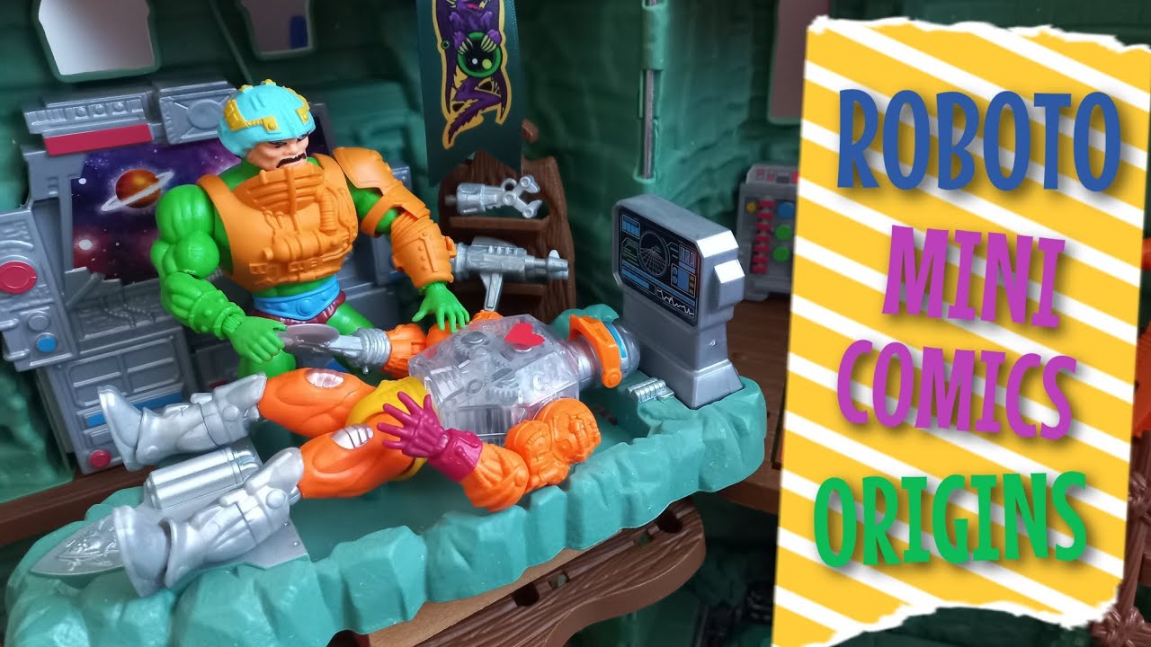 ROBOTO MINI COMICS ORIGINS WAVE12 - HE-MAN (MOTU) REVIEW#61 - YouTube
