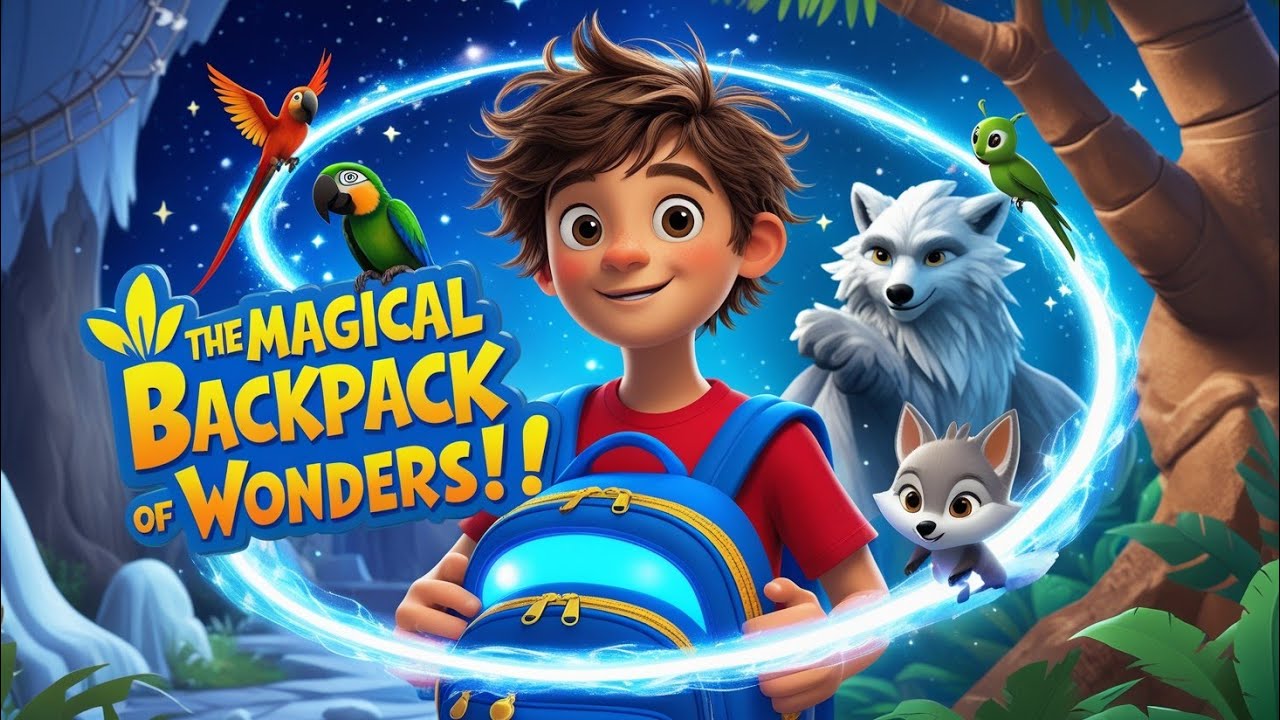 "The Magical Backpack of Wonders | Animated Kids' Story | Fun ...