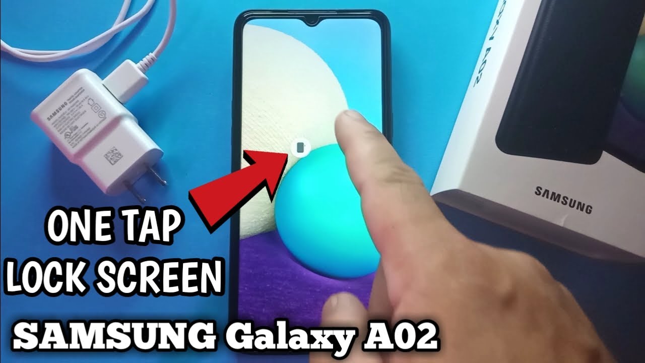 How to Enable One Tap Lock Screen in Samsung Galaxy A02 - YouTube