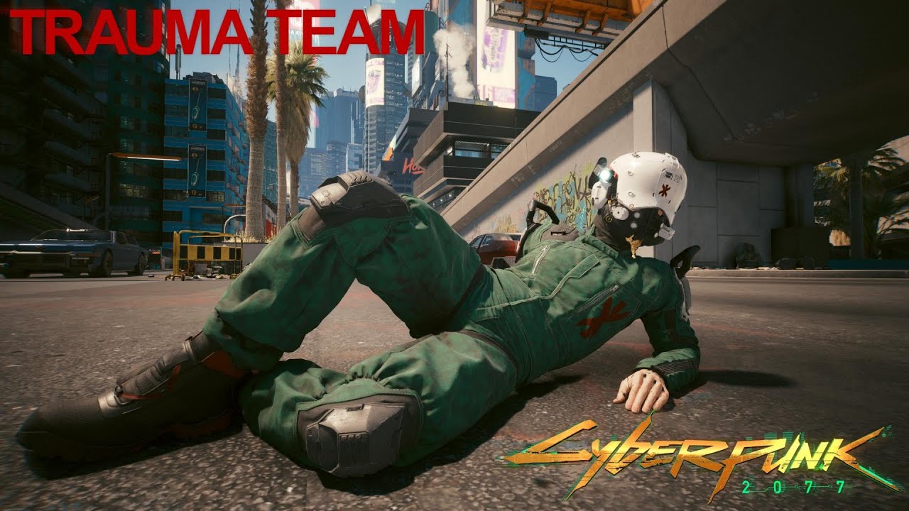 Obtenir la tenue de la TRAUMA TEAM dans Cyberpunk 2077 !! - YouTube