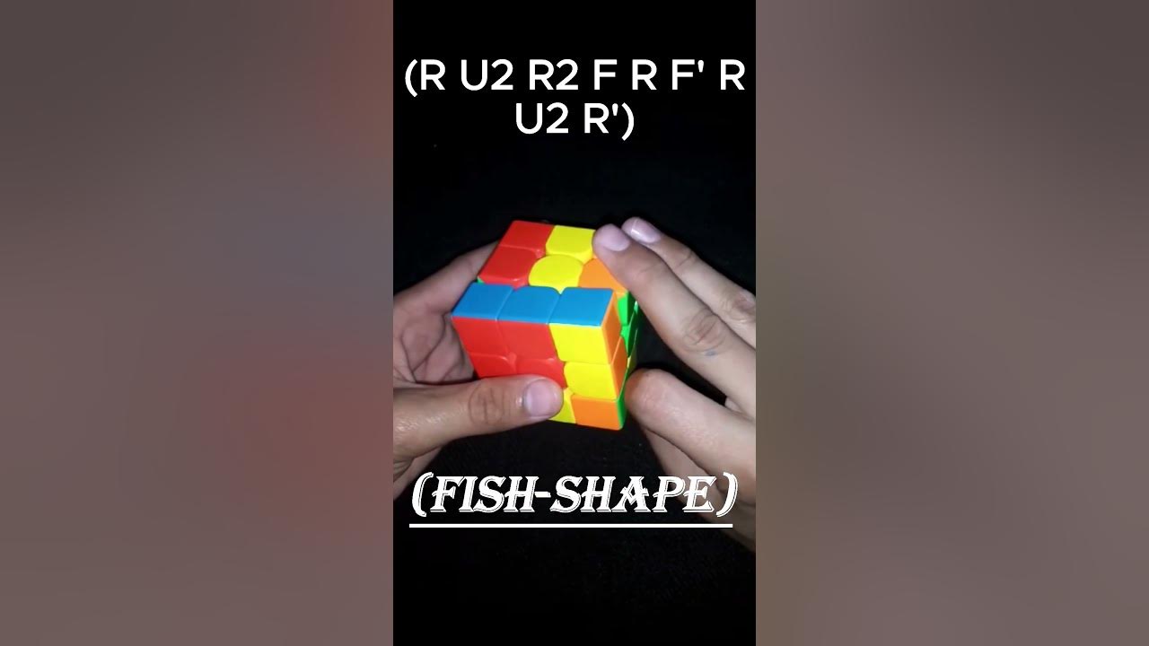 FISH-shape on 3x3 cube (part 01) by cubing 2.0 (shorts) #shortvideo #rubikscubes #cubesolver # ...