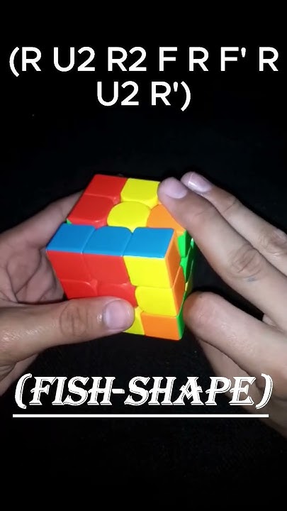 FISH-shape on 3x3 cube (part 01) by cubing 2.0 (shorts) #shortvideo #rubikscubes #cubesolver # ...