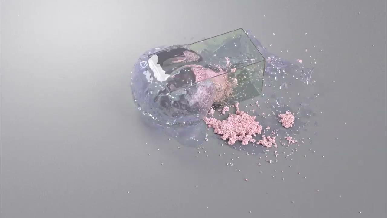 houdini vellum fluid experiment 8 - YouTube