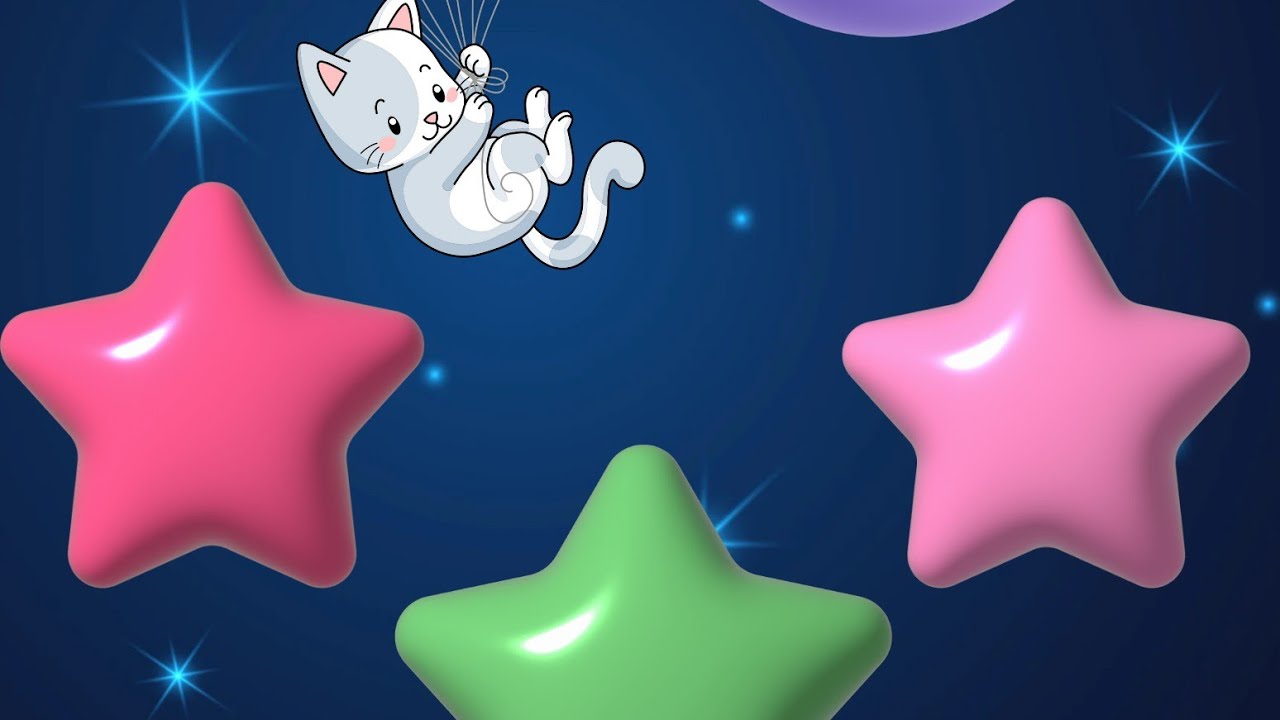 #twinkle twinkle little star 🐱+fish lullaby # baby lullaby # nursury ...
