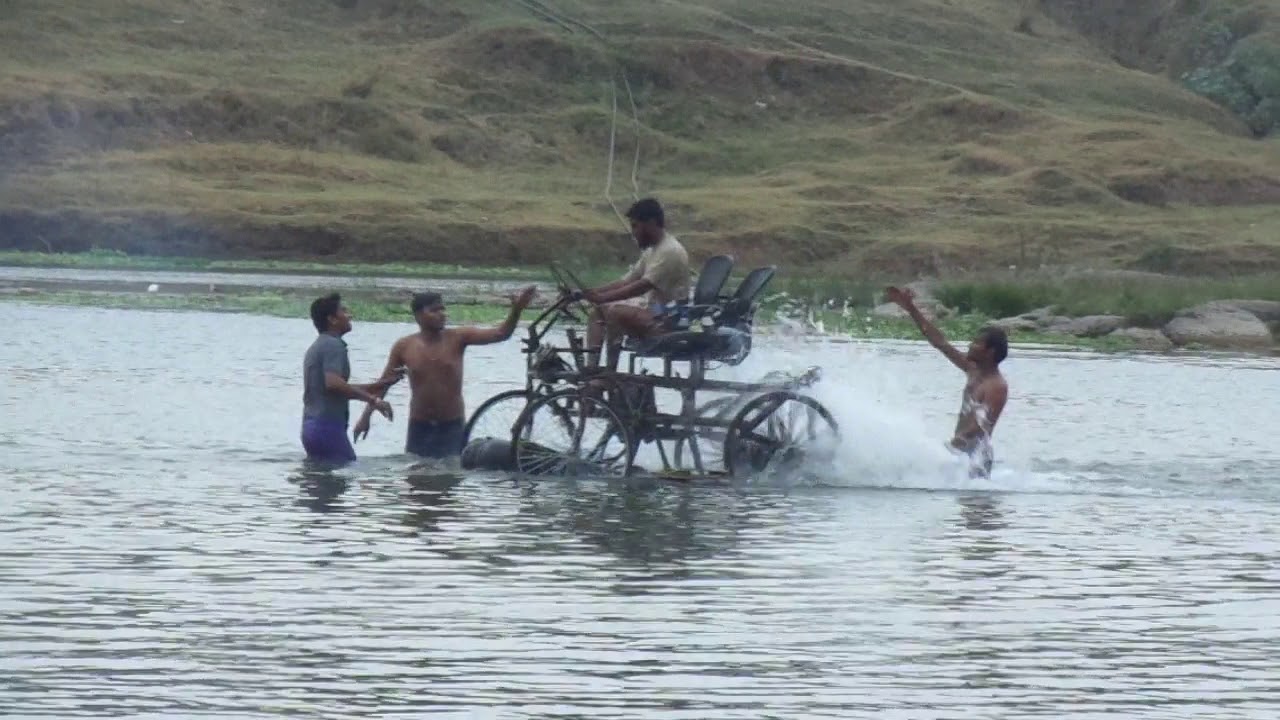 Dual Mode Transportation Vehicle run on River - YouTube