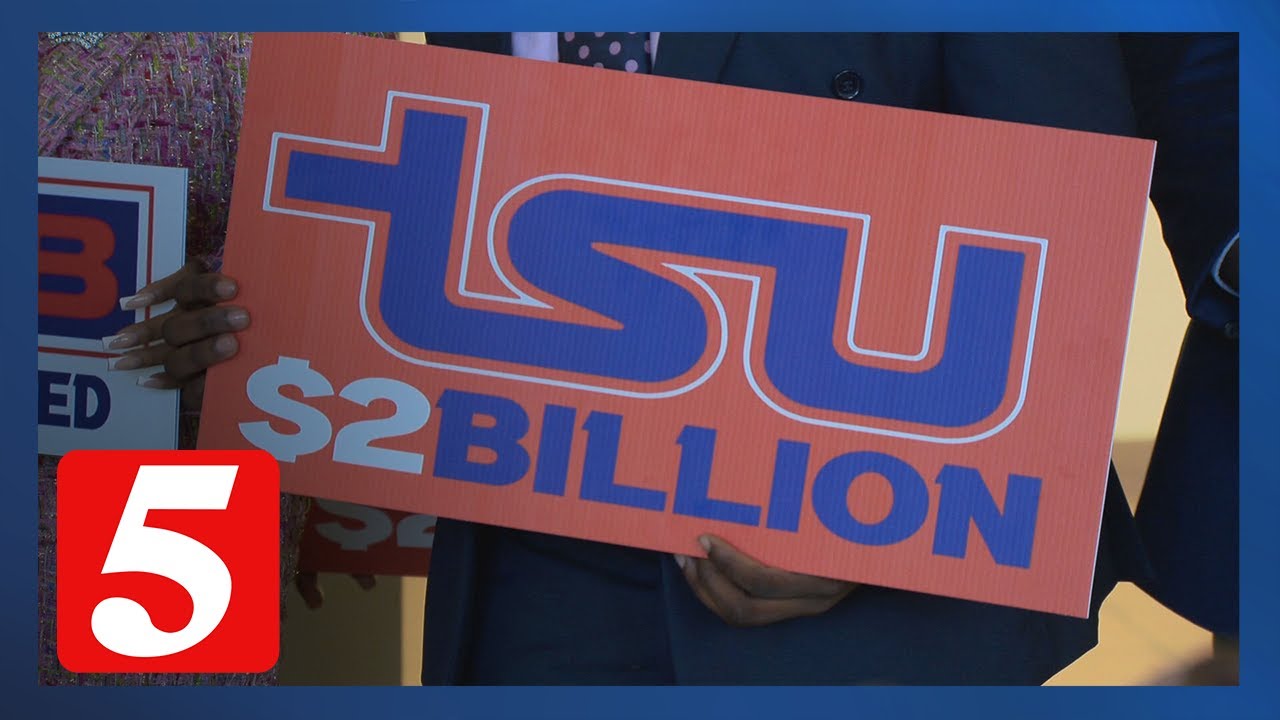 TSU rallies after federal underfunding report released - YouTube