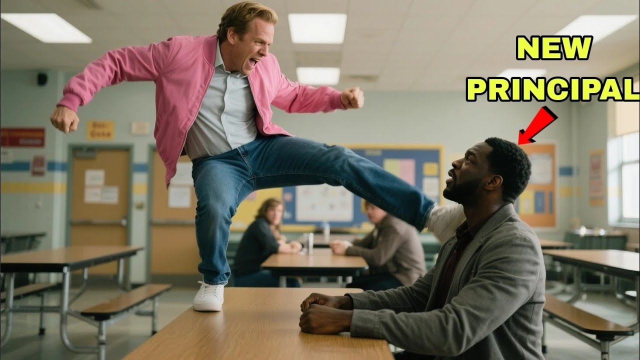 Bully Kicks the New Black Principal Unaware of the Change - YouTube