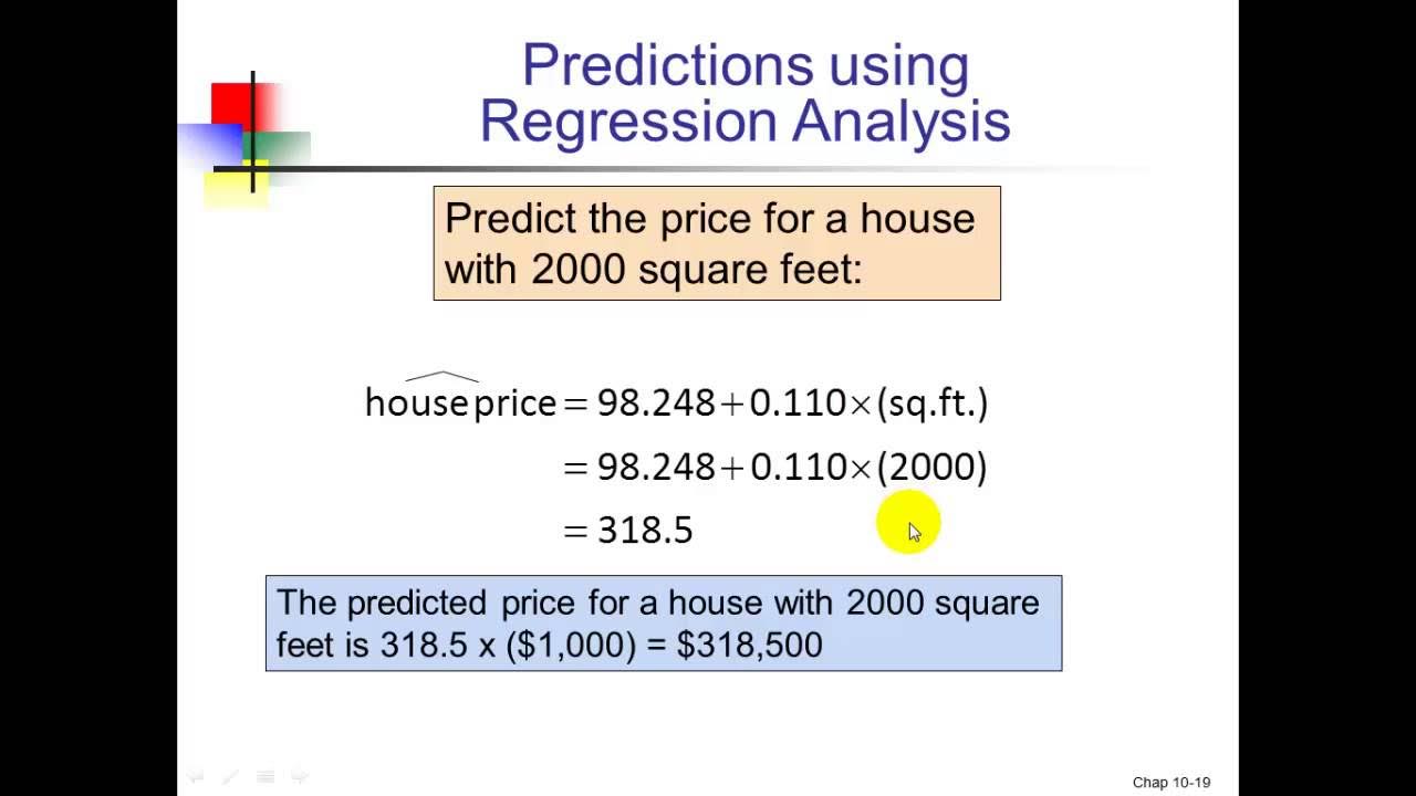 Chapter 10 Simple Linear Regression - YouTube