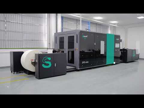 Spande SPD C440 - Industrial Inkjet Printing Press for books!