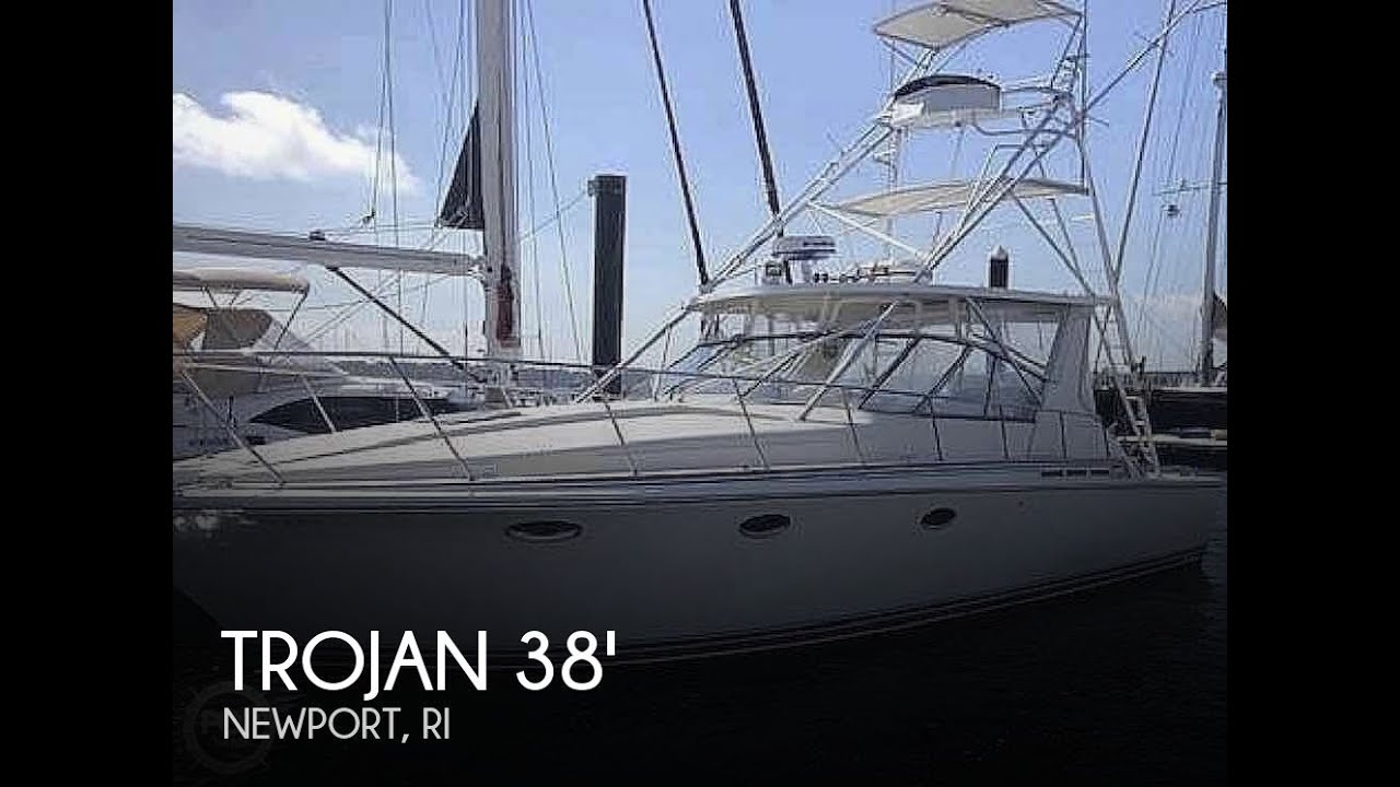 [SOLD] Used 1986 Trojan 11 Meter Express in Newport, Rhode Island - YouTube