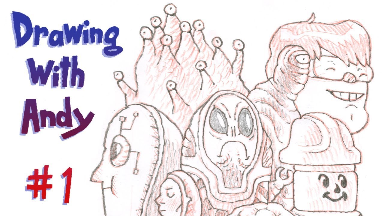 drawing with andy #01: first times a charm - YouTube