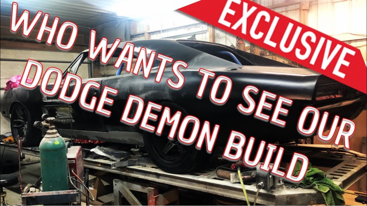 WHO WANTS TO SEE OUR DODGE DEMON BUILD . WOW ITS COMING TOGETHER . VLOG ...