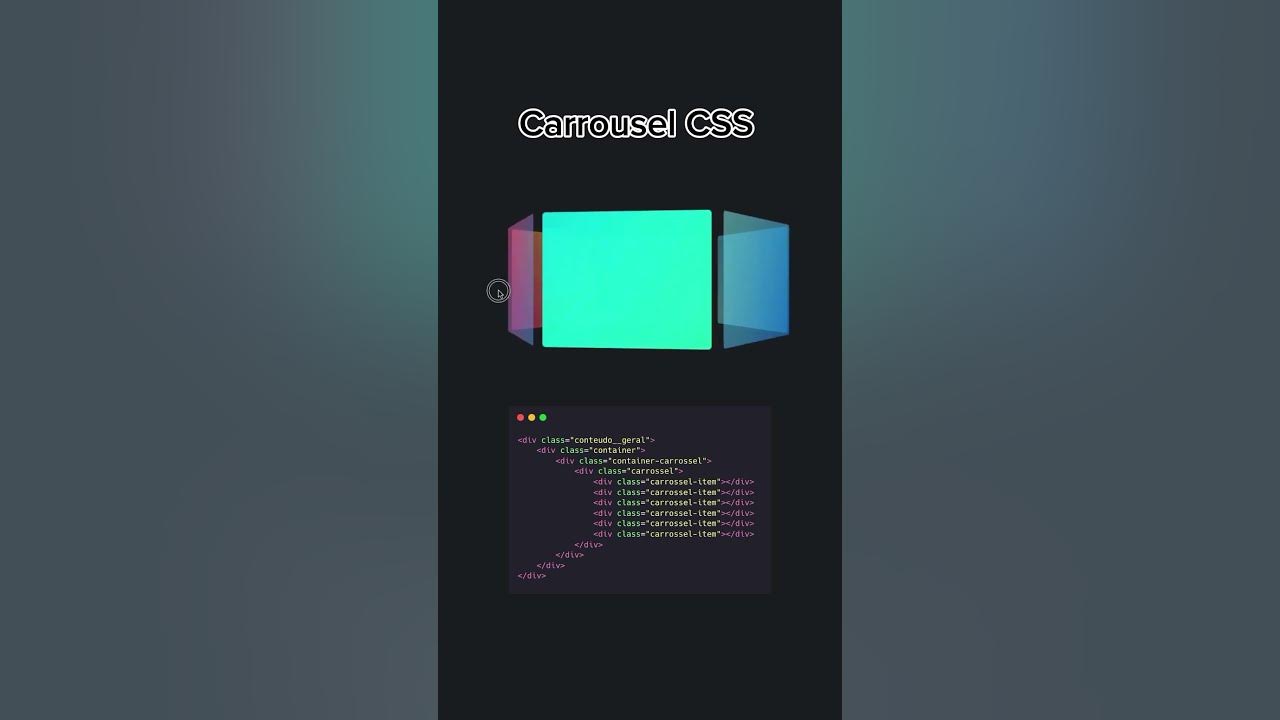 Carrousel CSS - YouTube