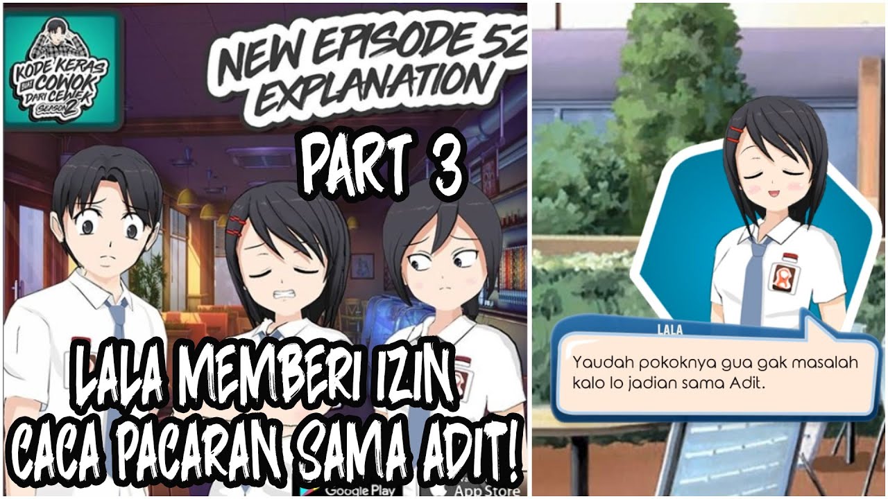 Lala Pasrah Adit Pacaran Sama Caca? Kode Keras Buat Cowok Dari Cewek Episode 52 Part 3 - YouTube