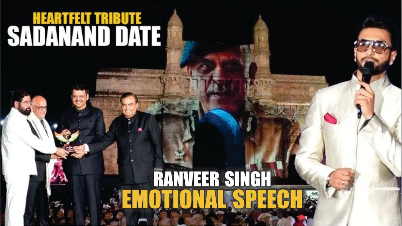 Ranveer Singh Pays Emotional Tribute To Dr.Sadanand Date Touches Hearts ...
