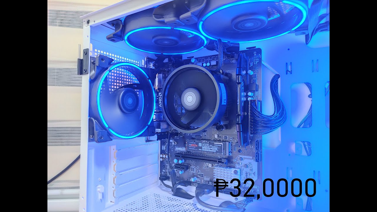 Best $650 PC Build - Blue and White Themed Ryzen 5 3400G l RX Vega 11 ...
