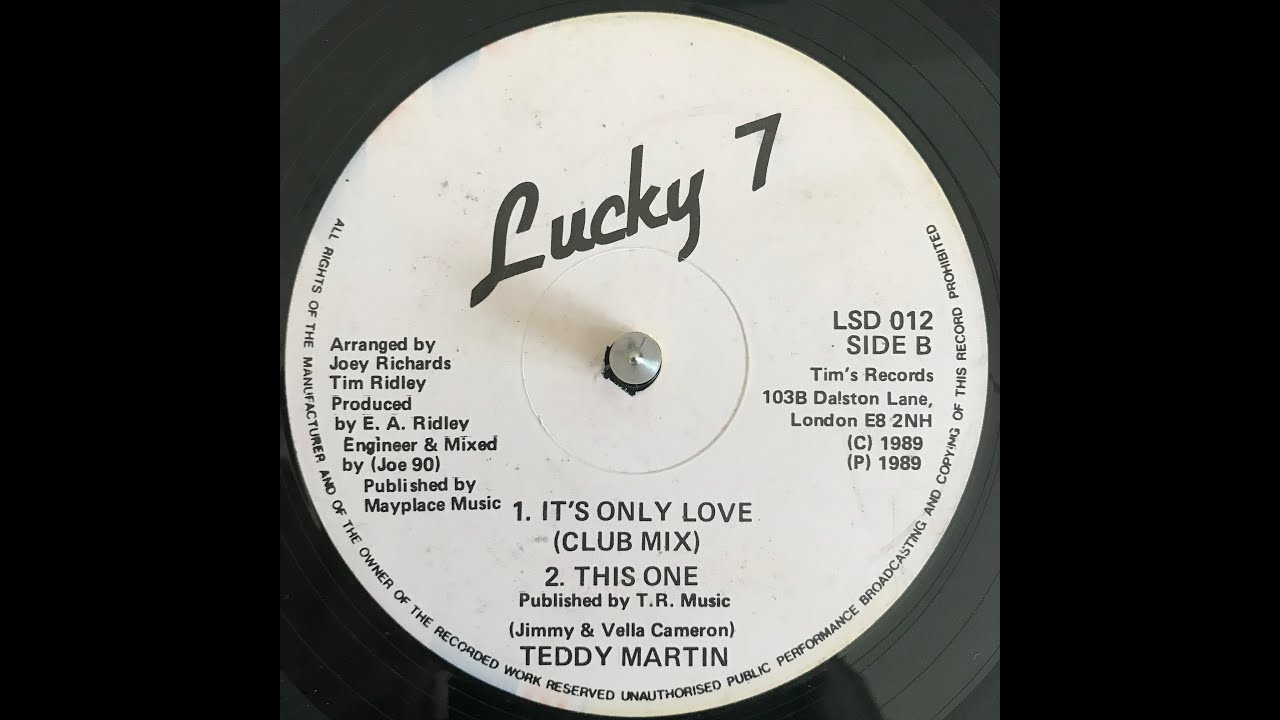 Teddy Martin ‎– It's Only Love (Club Mix) - YouTube