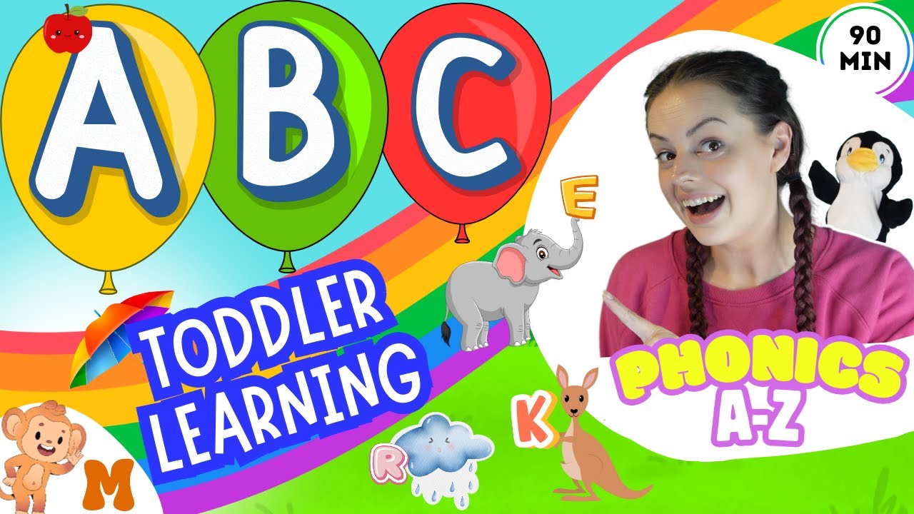 Learn The Alphabet, Letters, Phonics Song | Toddler Learning Video ...