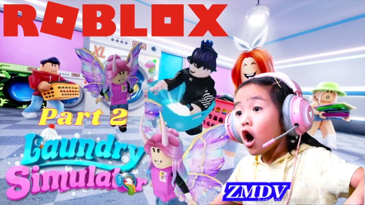 Roblox Laundry Simulator Part 2 ( Egg Haunt ) - There are 18 eggs in ...