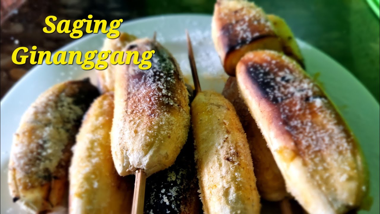 Grilled saba banana | Saging ginanggang | cris cale - YouTube