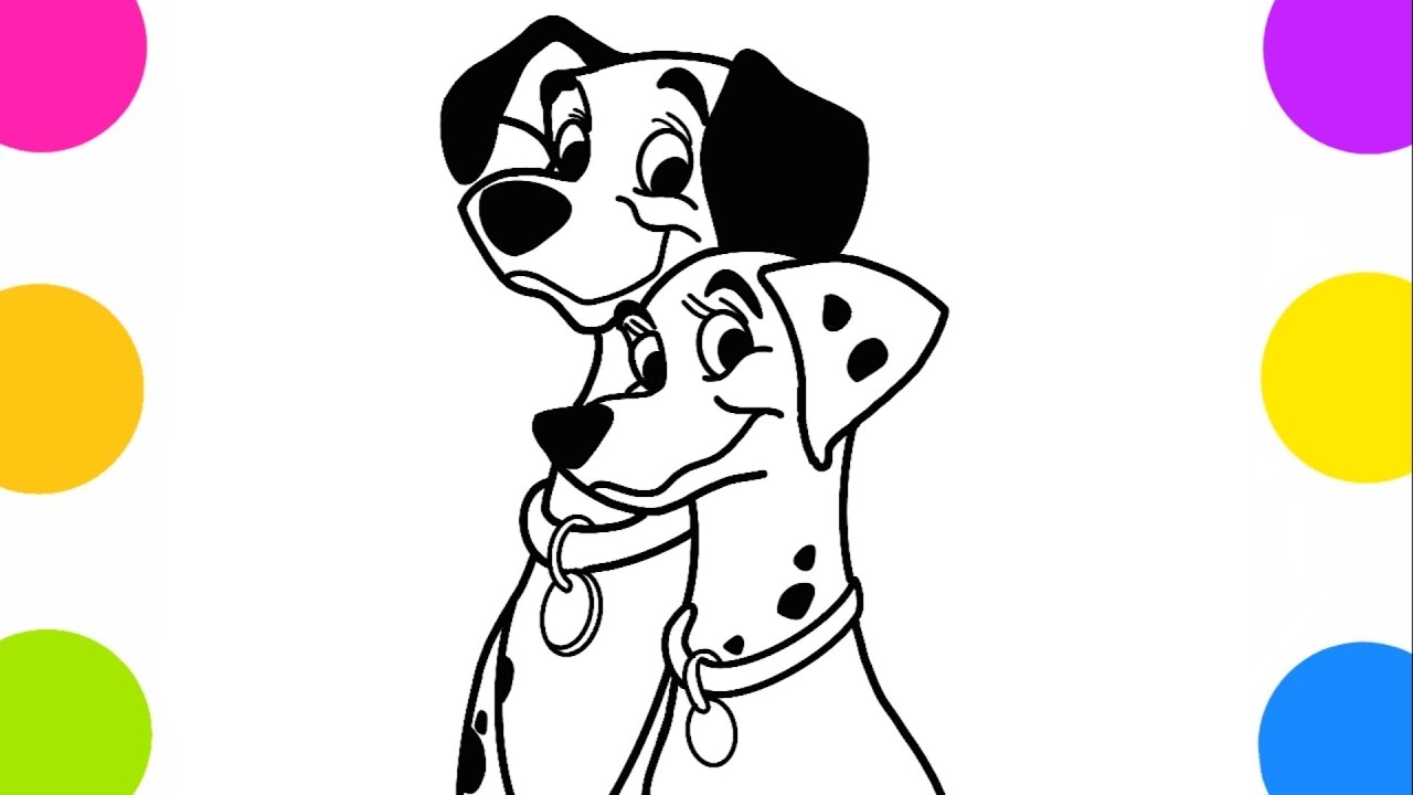 Como desenhar os Dálmatas de Os 101 Dálmatas | How to draw Dalmatians ...