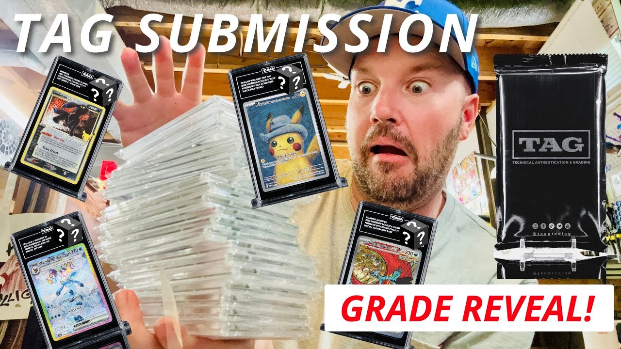 TAG Pokémon Grading Submission — MASSIVE Grade Reveal! - YouTube