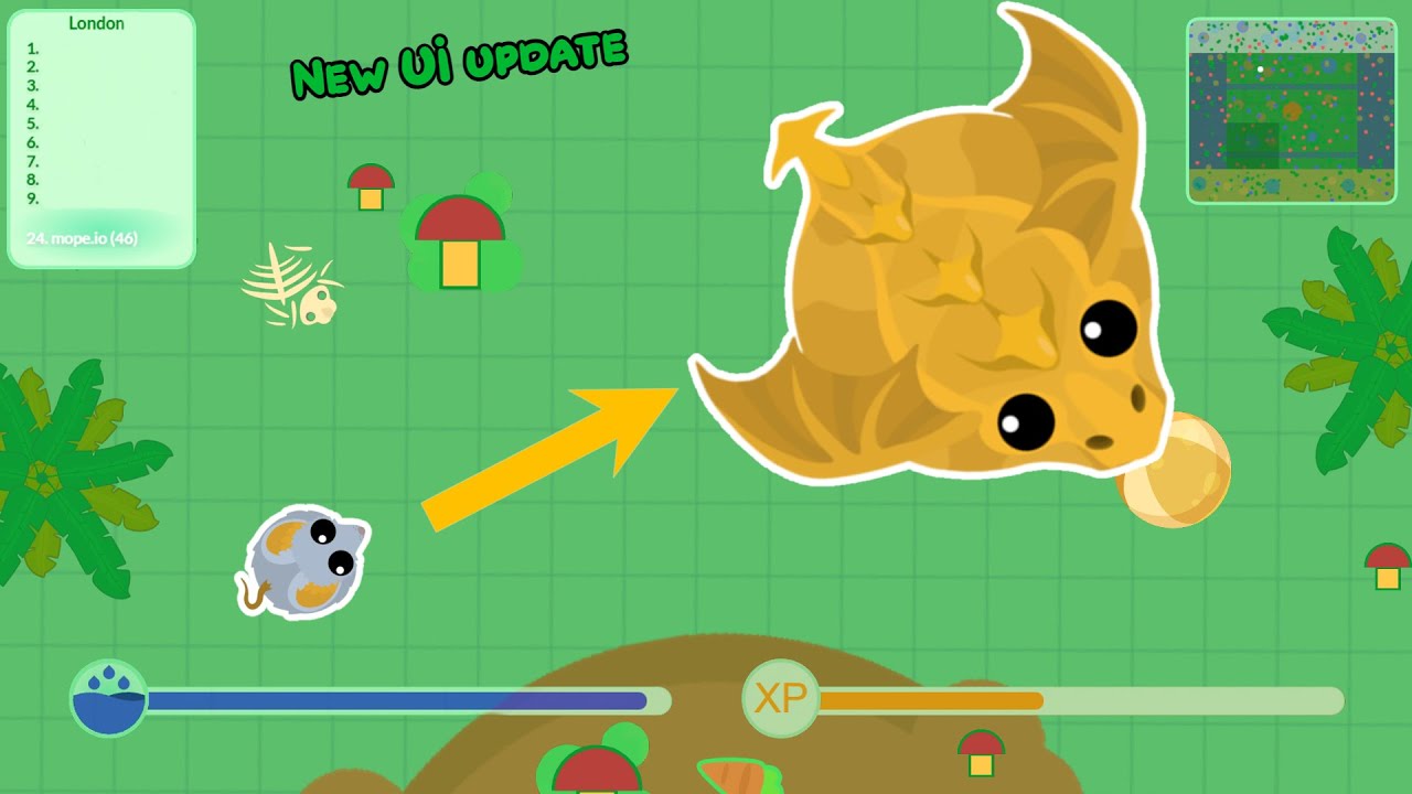 Mope.io | New UI update | Mouse to Black Dragon with the new Update ...