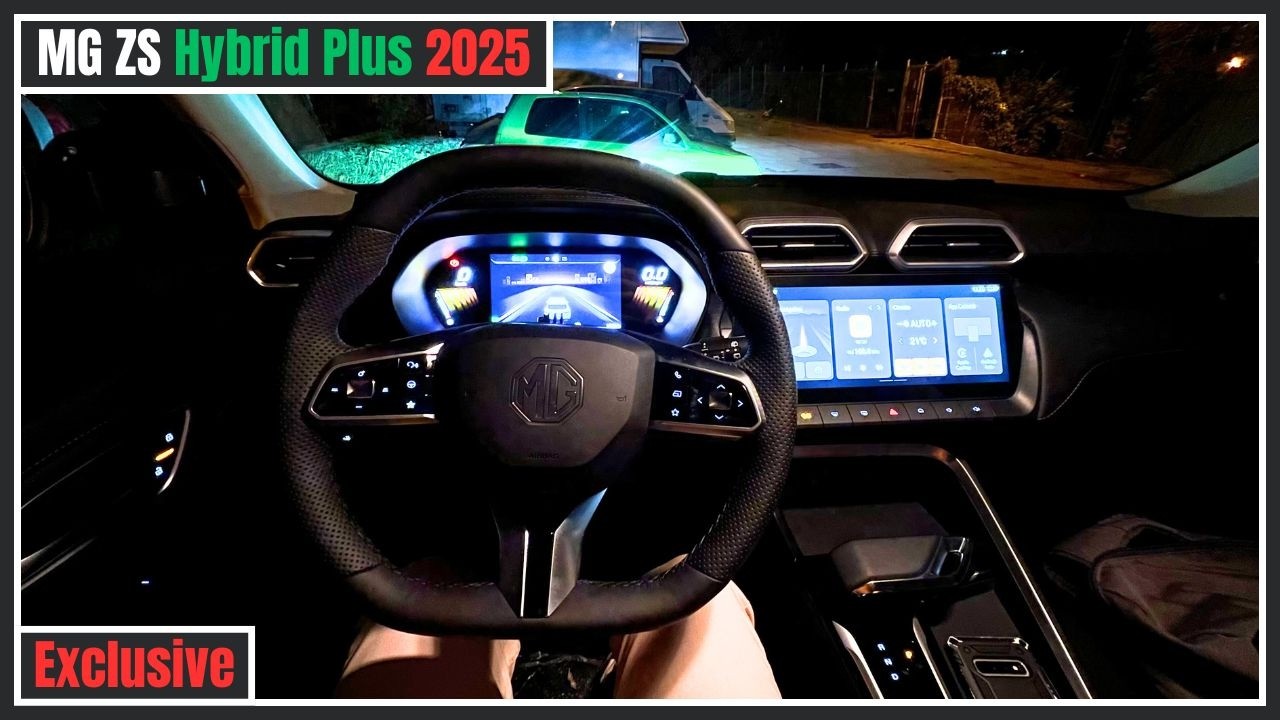 New MG ZS Hybrid+ 2025 Night Lights Interior & Exterior Review - YouTube