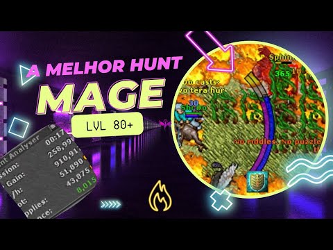 🧙‍♂️[TIBIA] HUNT MAGE ED/MS LVL 80+ com 800k/h de EXP 💣💣 - YouTube