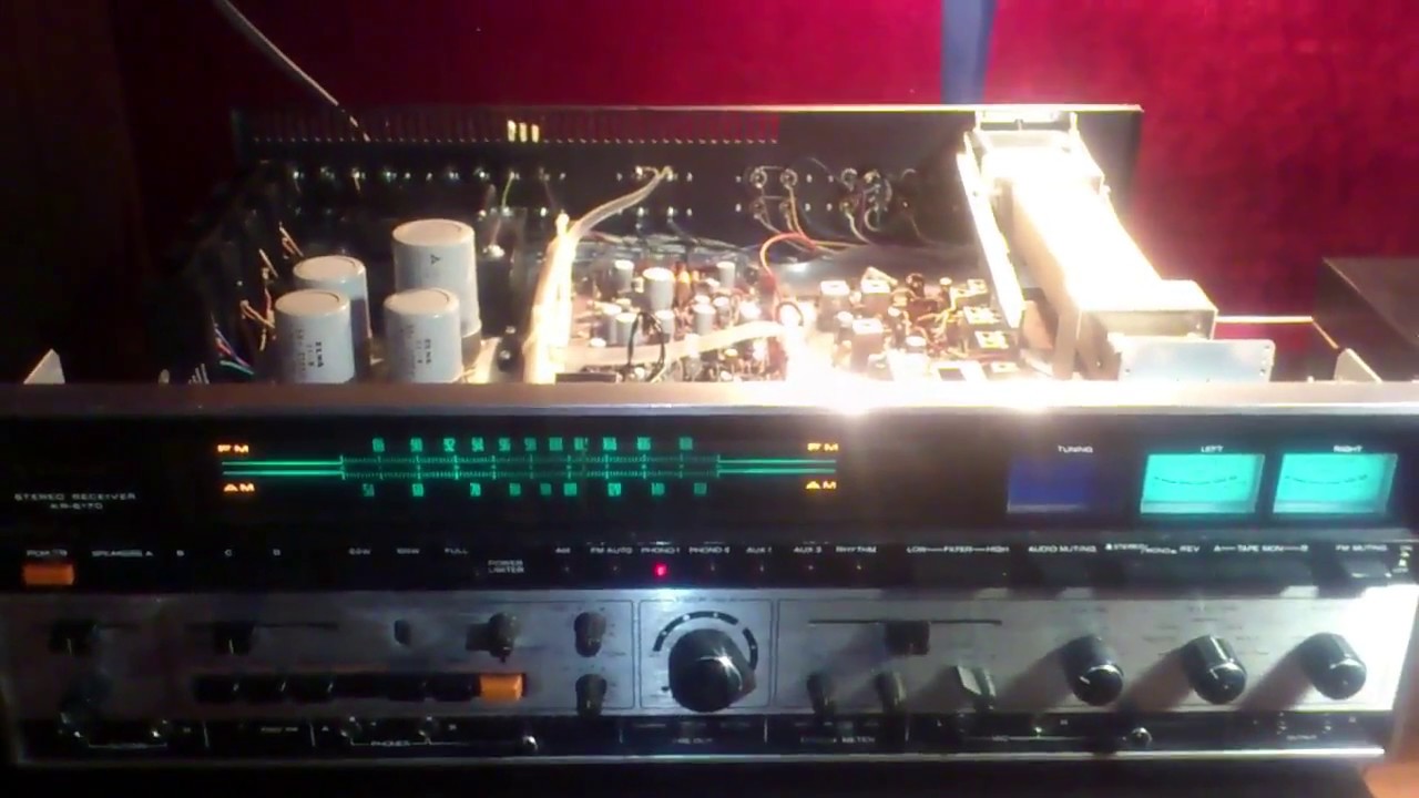Kenwood KR 6170 , Technics Sl 1200 , JBL LX 400 Test Audio - YouTube