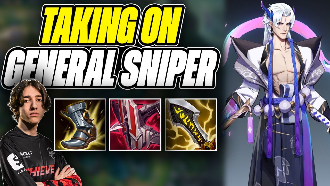 TAKING ON AND BEATING GENERAL SNIPER! - League of Legends - YouTube