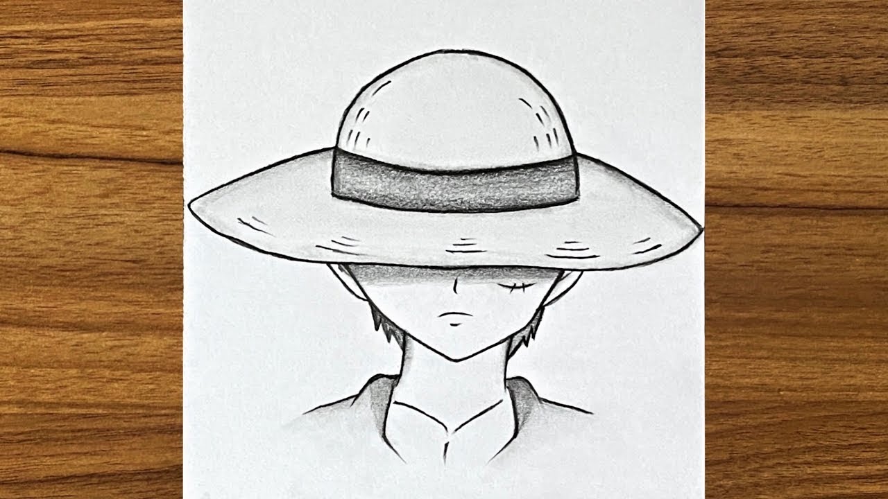 How to draw Luffy (One Piece) || Luffy drawing step by step || Easy ...