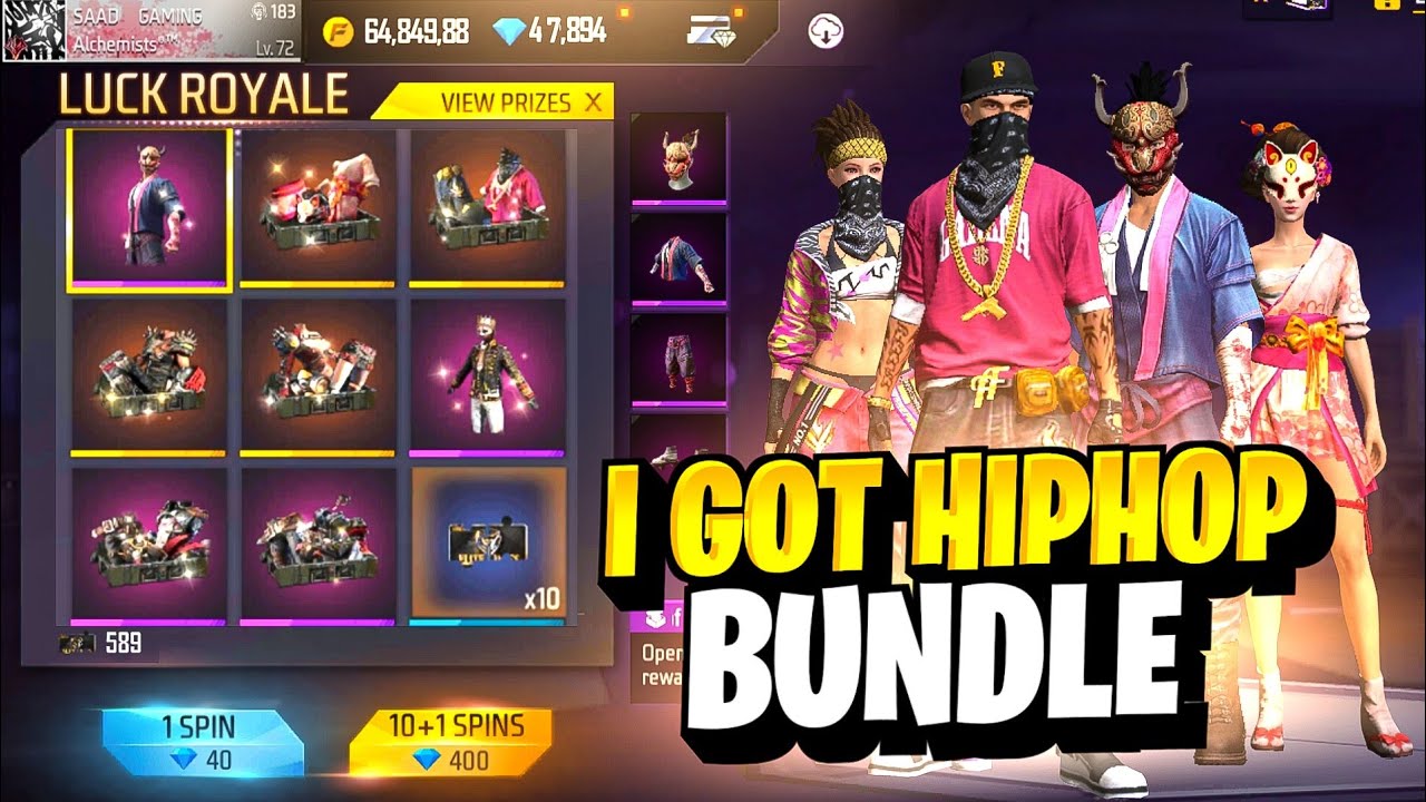 Hall Of Elites Event Unlock Free Fire | Hip Hop Bundle Return | Free ...