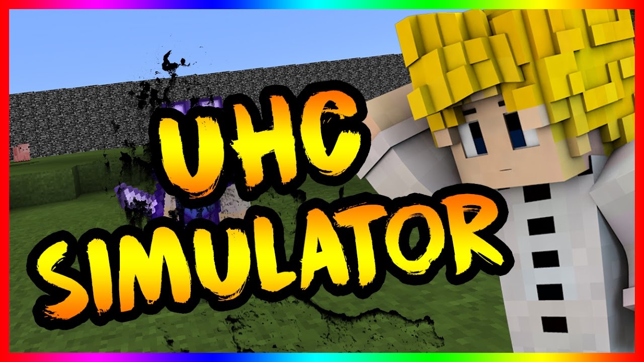 MA MAP UHC SIMULATOR !! | Présentation de map | MCPE [FR] - YouTube