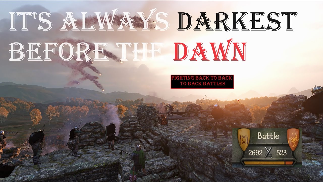 Bannerlord Tactics for Resiliency: Apart of Die, Part III, Back to Back ...