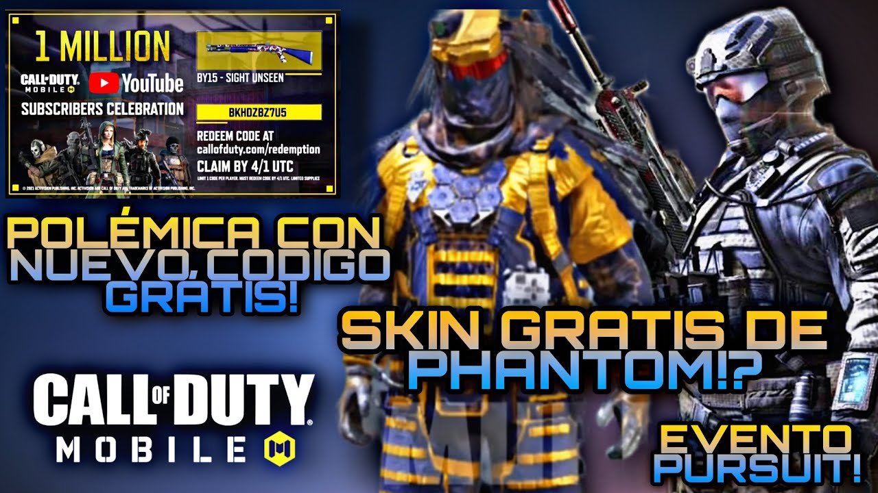 SKIN DE PHANTOM *GRATIS* PARA TODOS!? POLÉMICA CON EL NUEVO CODIGO ...