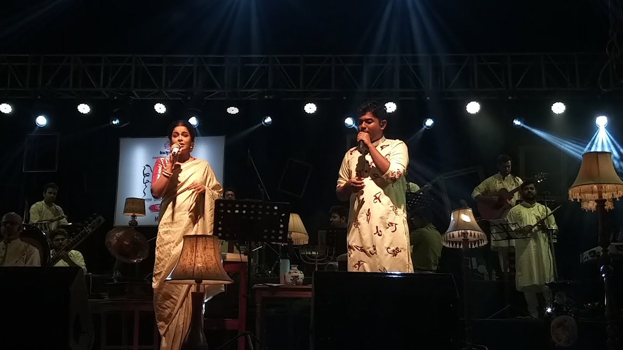 Sovan Ganguly And Iman Chakraborty Duo | Rabindrasangeet - YouTube