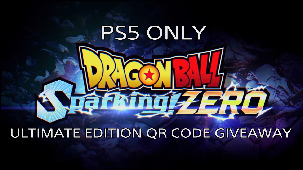 DRAGON BALL SPARKING ZERO ULIMATE EDITION PLAYSTATION 5 QR CODE ACCOUNT ...