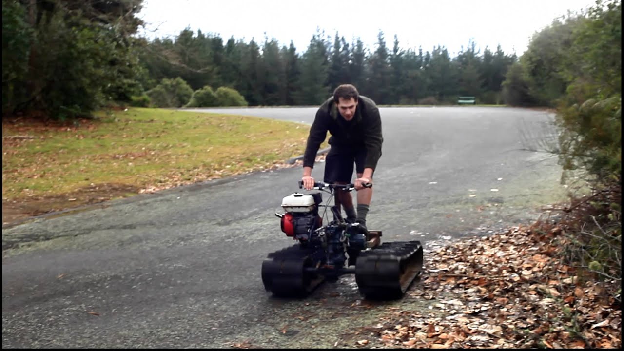 Tracked Crawler donuts - YouTube