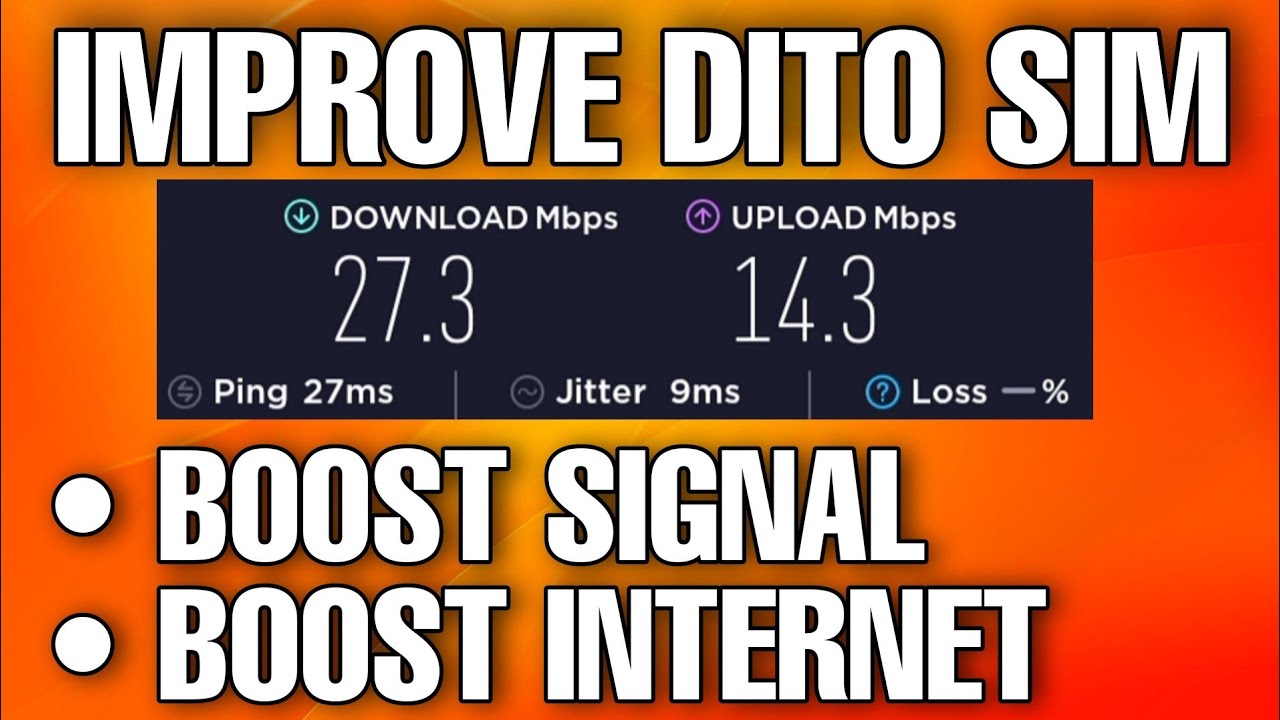 DITO SIM BOOST SIGNAL AND INTERNET CONNECTION | PAANO BA TUTORIAL ...