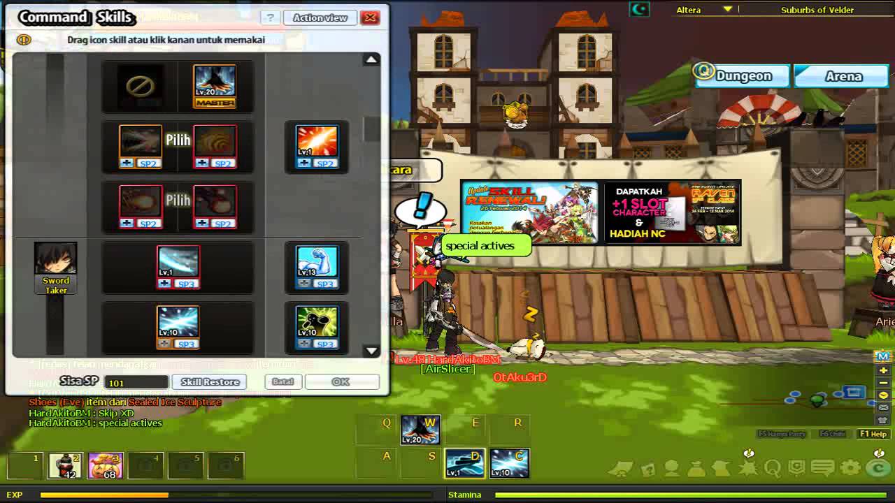 Elsword - Blade Master PvP Skill Build - YouTube