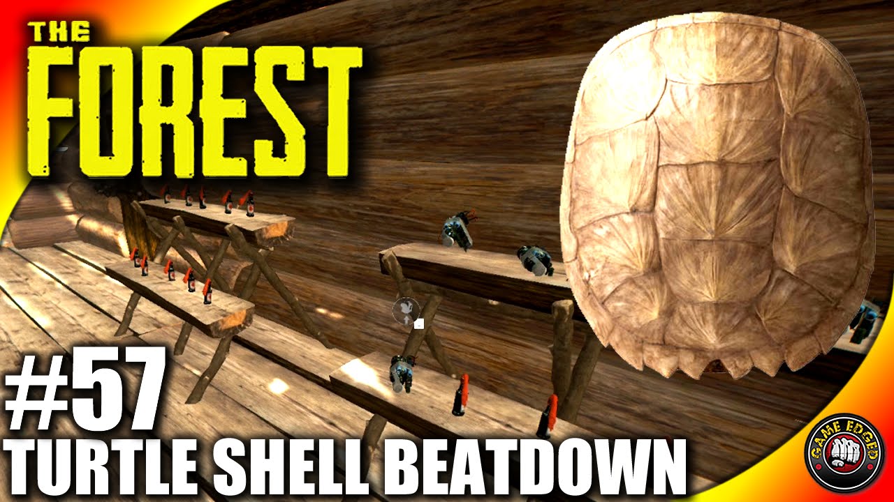 The Forest Gameplay - Turtle Shell Weapon, Counter and Sink - Let's ...