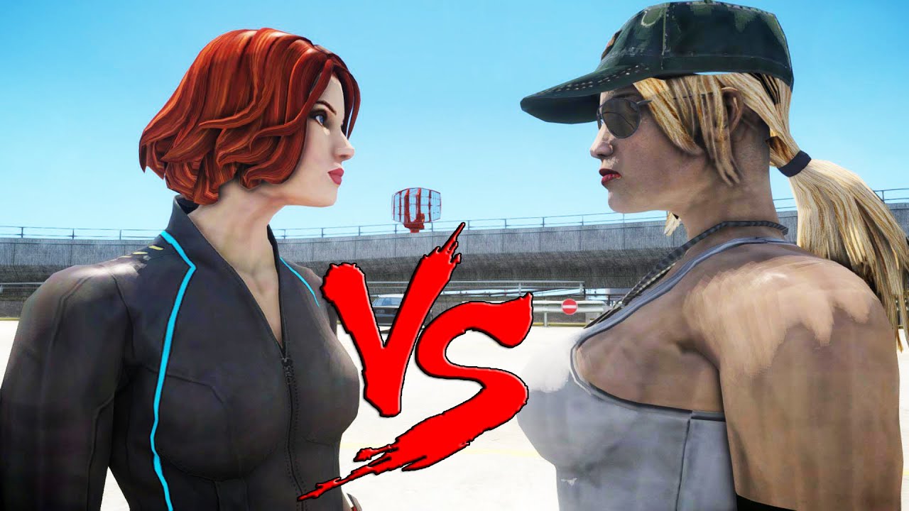 Black Widow VS Sonya Blade - EPIC BATTLE - YouTube