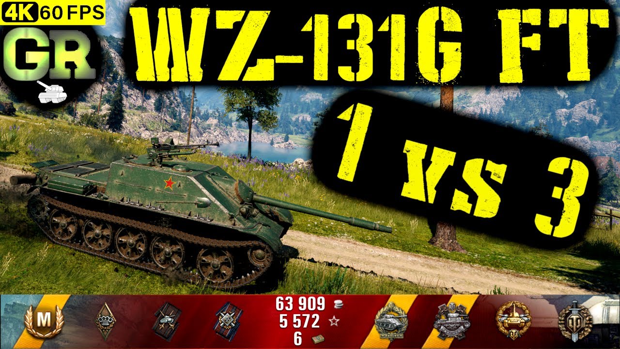 World of Tanks WZ-131G FT Replay - 9 Kills 3.7K DMG(Patch 1.4.0) - YouTube