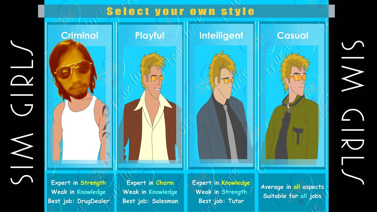 [Sim Girls] เมื่อพี่เข้มเล่นเกมจีบสาว! - YouTube