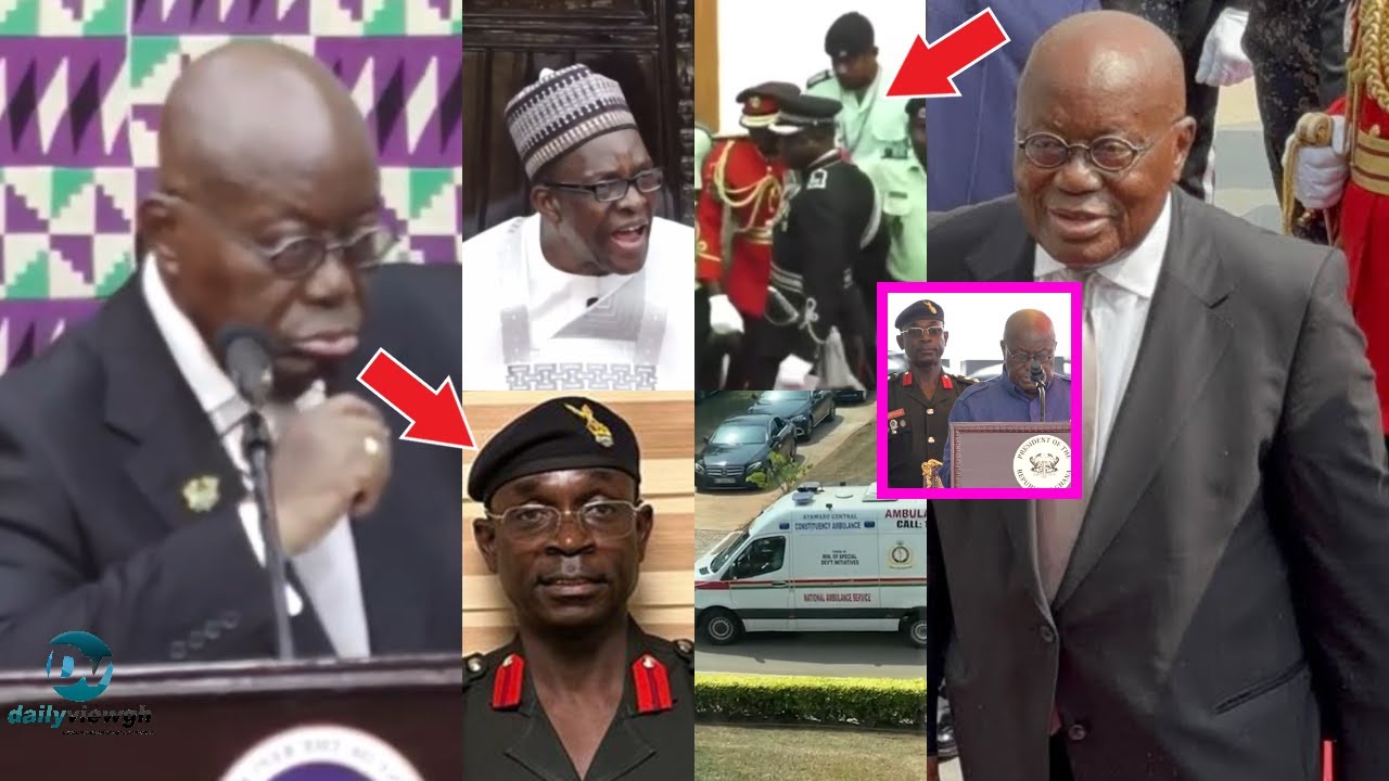 Prez Akufo-Addo's Bodyguard Collαpse During State Of The Nation Address ...
