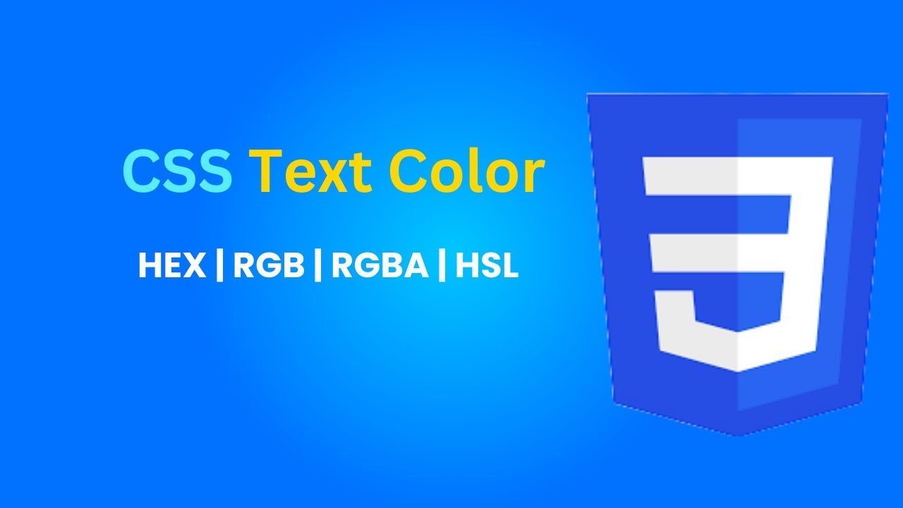 CSS Tutorial 7: CSS Text Color Explained | টেক্সটে রঙ কিভাবে দিবেন | Learn CSS Bangla - YouTube
