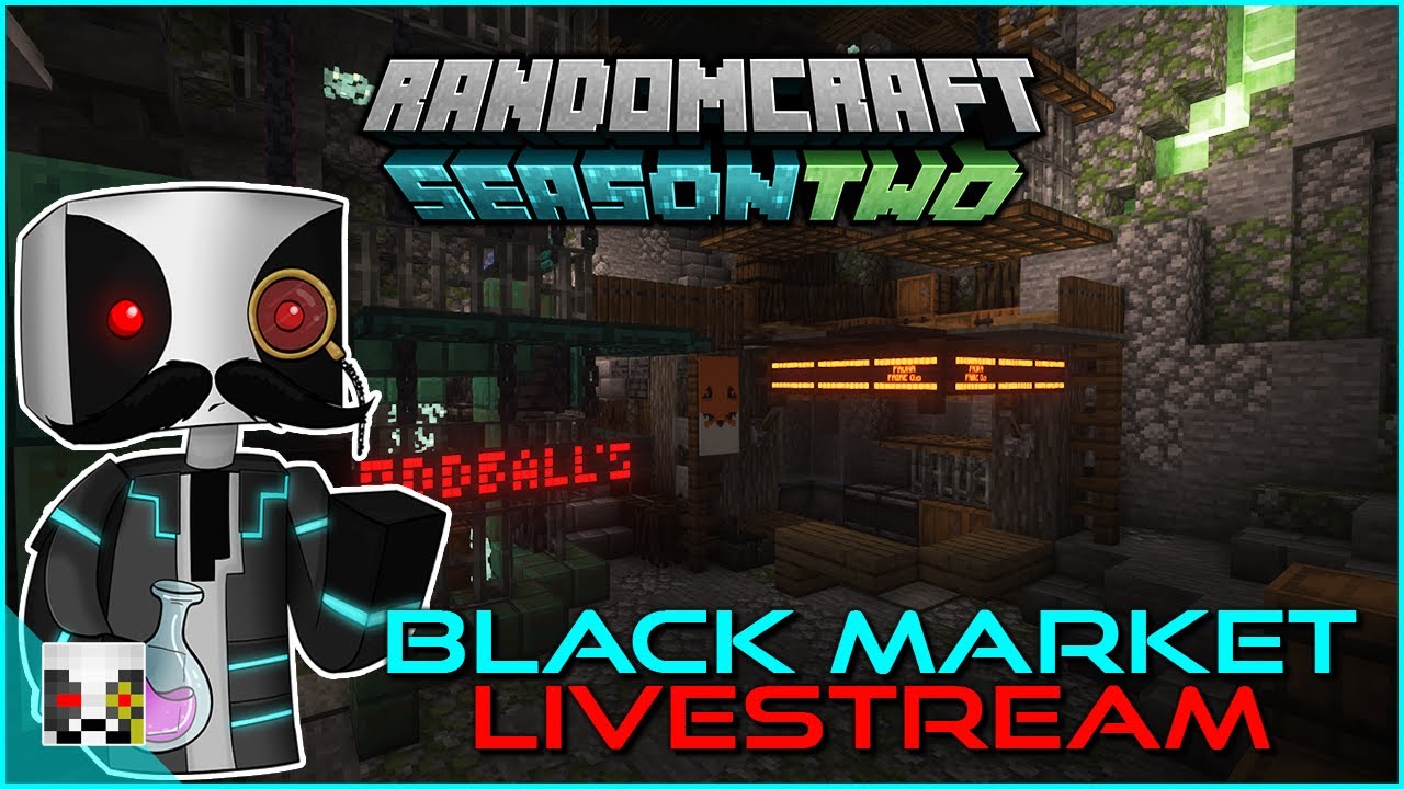 Black Market Design #3 - Randomcraft 2 - Minecraft Livestream - YouTube